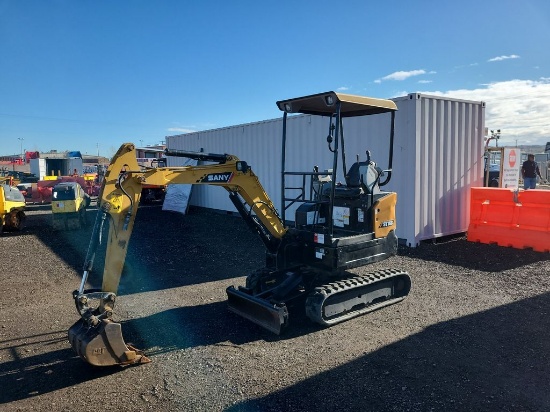 Sany SY-16 Mini Excavator | Heavy Construction Equipment Excavators ...