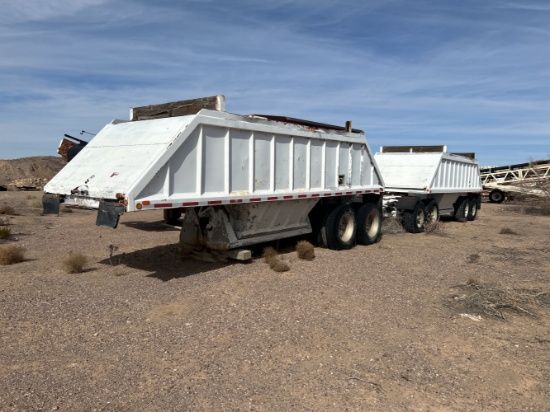 1984 Amfab Double Belly Dump Trailers | Commercial Trucks Commercial ...