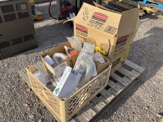 PALLET OF ASST ITEMS | Heavy Construction Equipment Light Equipment ...