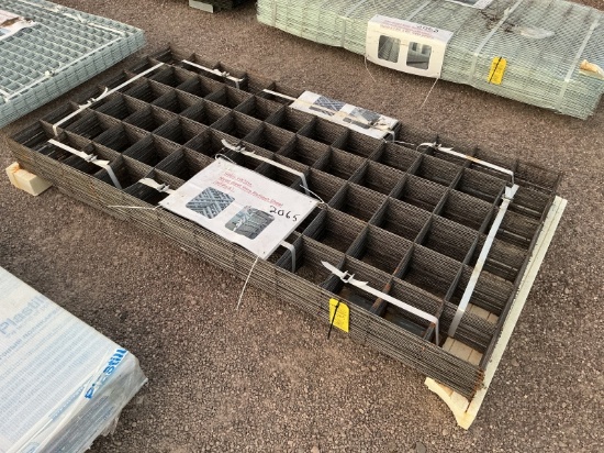 (50) STEEL WIRE REMESH SHEETS 36IN H X 72IN W | Heavy Construction ...