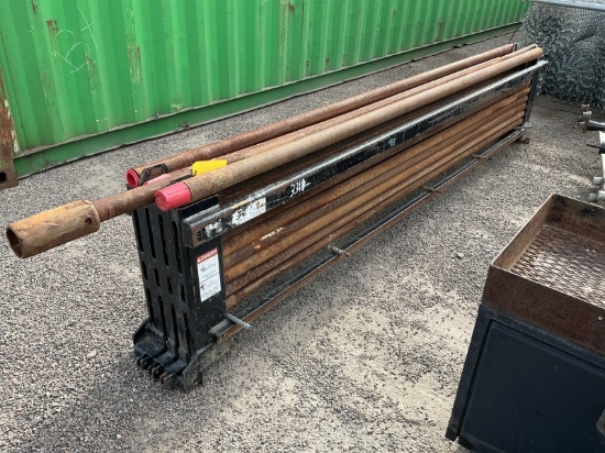 DIRECTIONAL BORING MACHINE DRILL RODS & RACK | Online Auctions | Proxibid
