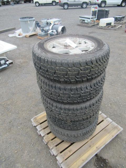 (5) COOPER DISCOVER A/T3 255/70R18 TIRES ON 5 LUG | Proxibid