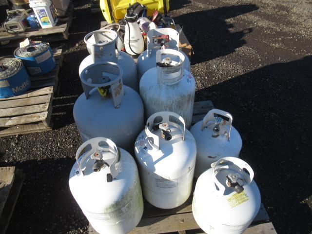 (8) ASSORTED PROPANE TANKS | Proxibid