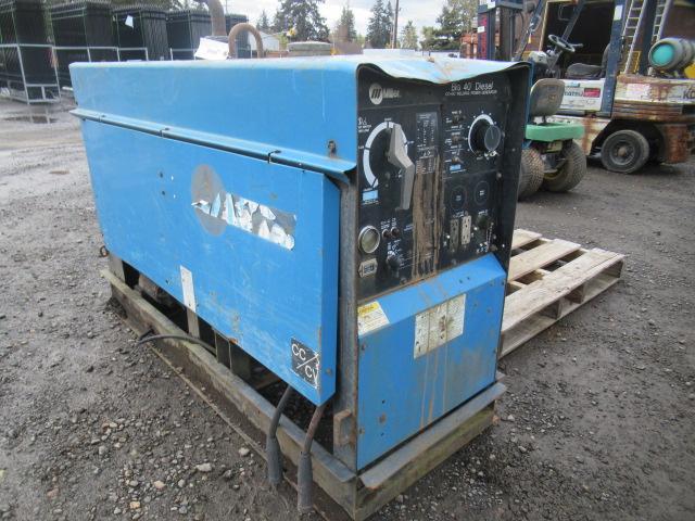 MILLER BIG 40 DIESEL WELDER/GENERATOR, METER | Proxibid