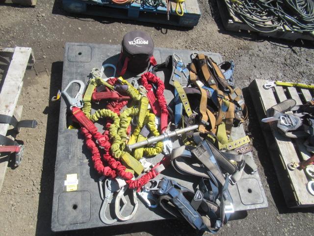 (4) ASSORTED SAFETY HARNESSES & (6) FALL | Proxibid