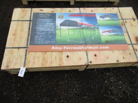 2024 GOLDEN MOUNT 12' X 20' ALT STEEL CARPORT (UNUSED) | Estate ...