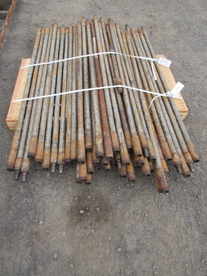 APPROX (45) 6' LONG 1 3/4'' WELL DRILLING RODS W/ ADAPTER ROD | Online ...