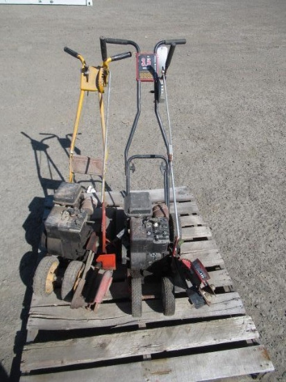 GAS POWERED EDGER *UNKNOWN MAKE, & MTD YARD MACHINES 3.5HP GAS EDGER ...