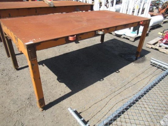 8' X 4' STEEL FAB TABLE | Heavy Construction Equipment Light Equipment ...
