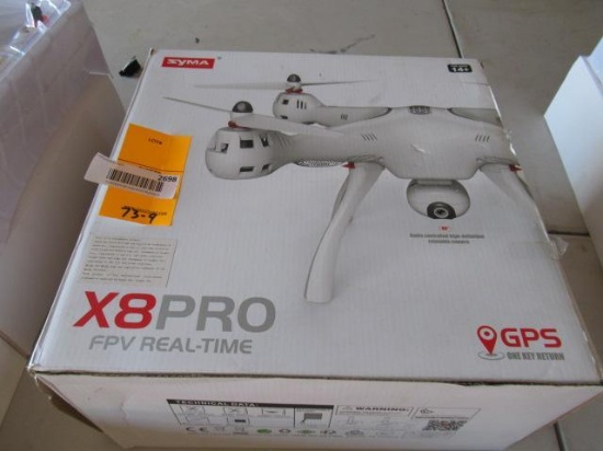 SYMA X8-PRO DRONE W/ (2) BATTERIES & CHARGER | Online Auctions | Proxibid