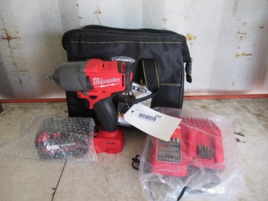 MILWAUKEE M18 FMTIWF12 18V CORDLESS 1/2'' IMPACT W/ BATTERY & CHARGER ...