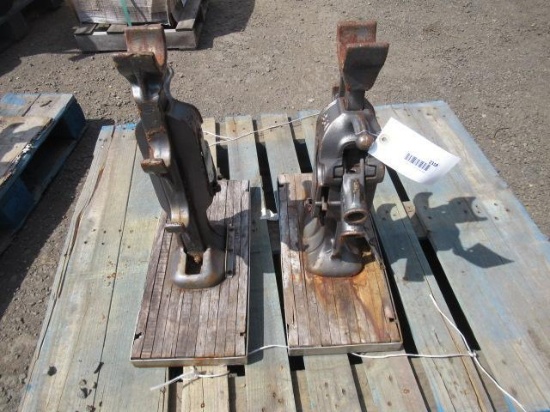 (2) SIMPLEX 85A 5 TON MECHANICAL RATCHET JACKS | Heavy Construction ...
