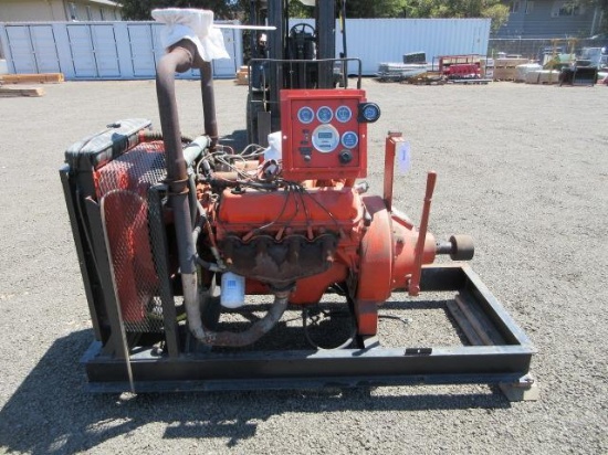 ROCKFORD PTA 31185 SKID MOUNTED POWER TAKE-OFF UNIT, FORD 460 GAS V8, S ...