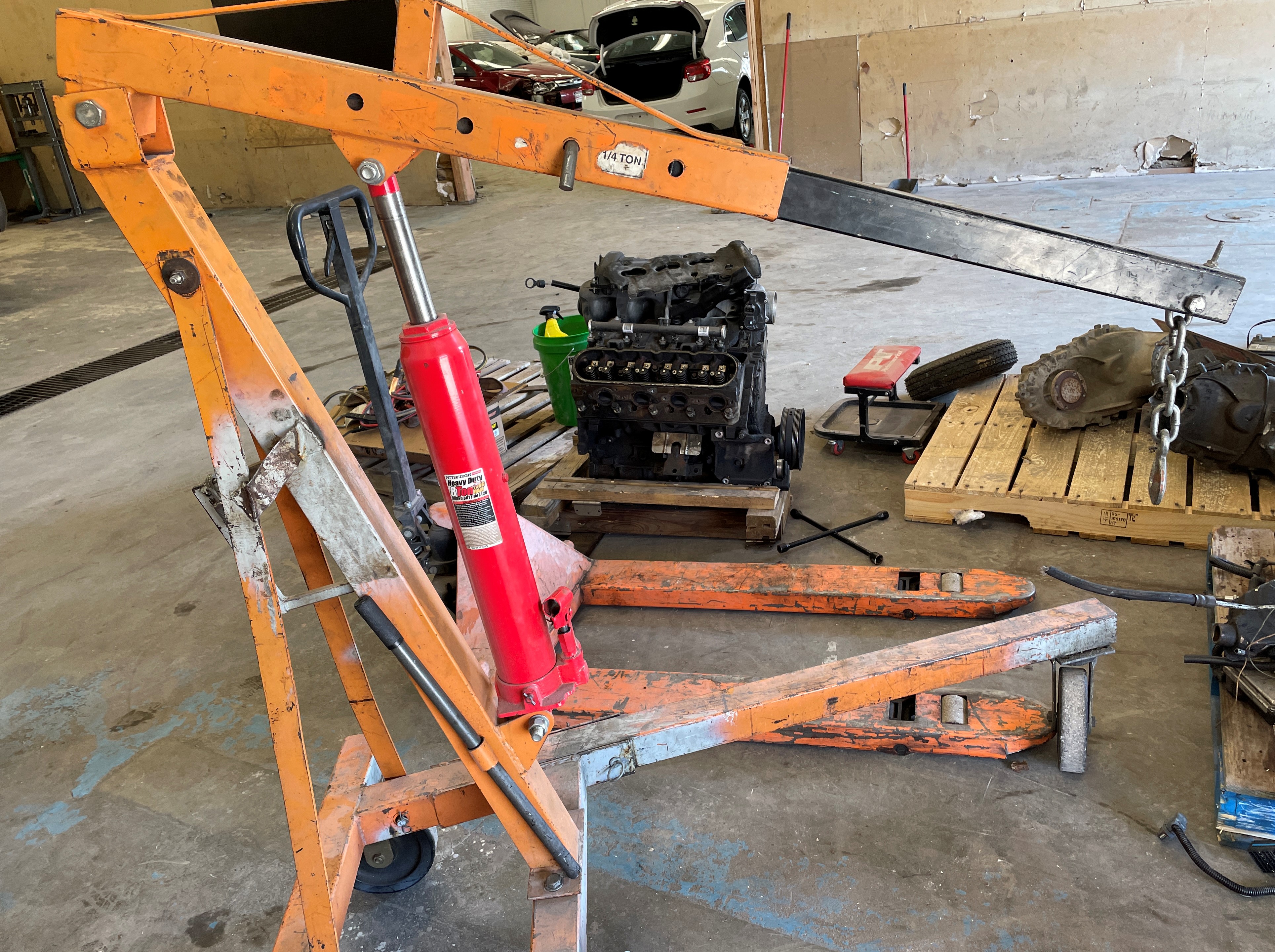 Antique Engine Hoist
