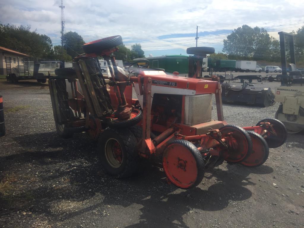 JACOBSEN F10 TURF TRACTOR 17' BATWING REEL MOWER | Proxibid