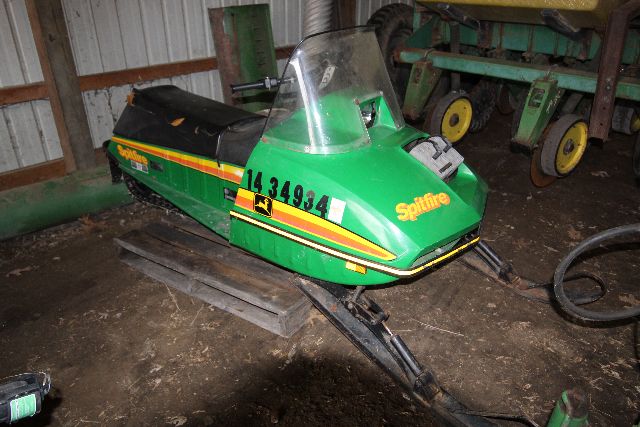 John Deere Spitfire Snowmobile 1983 John Deere Liquifire
