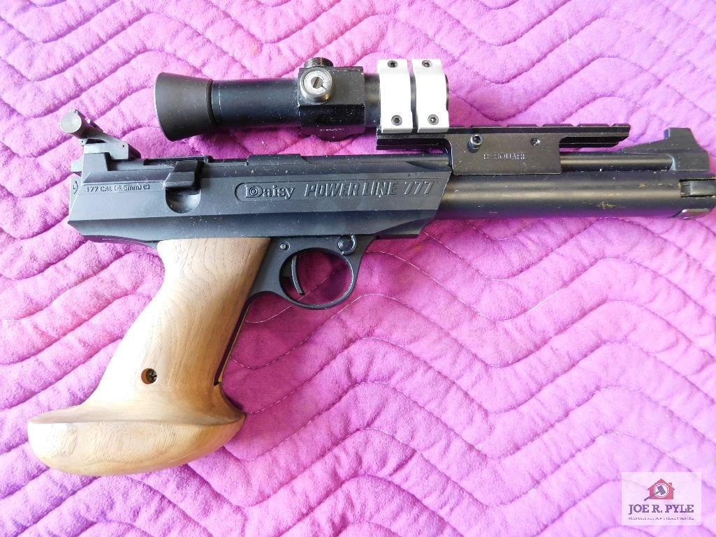 DAISY POWERLINE 777 .177 CALIBER AIR PISTOL | Proxibid