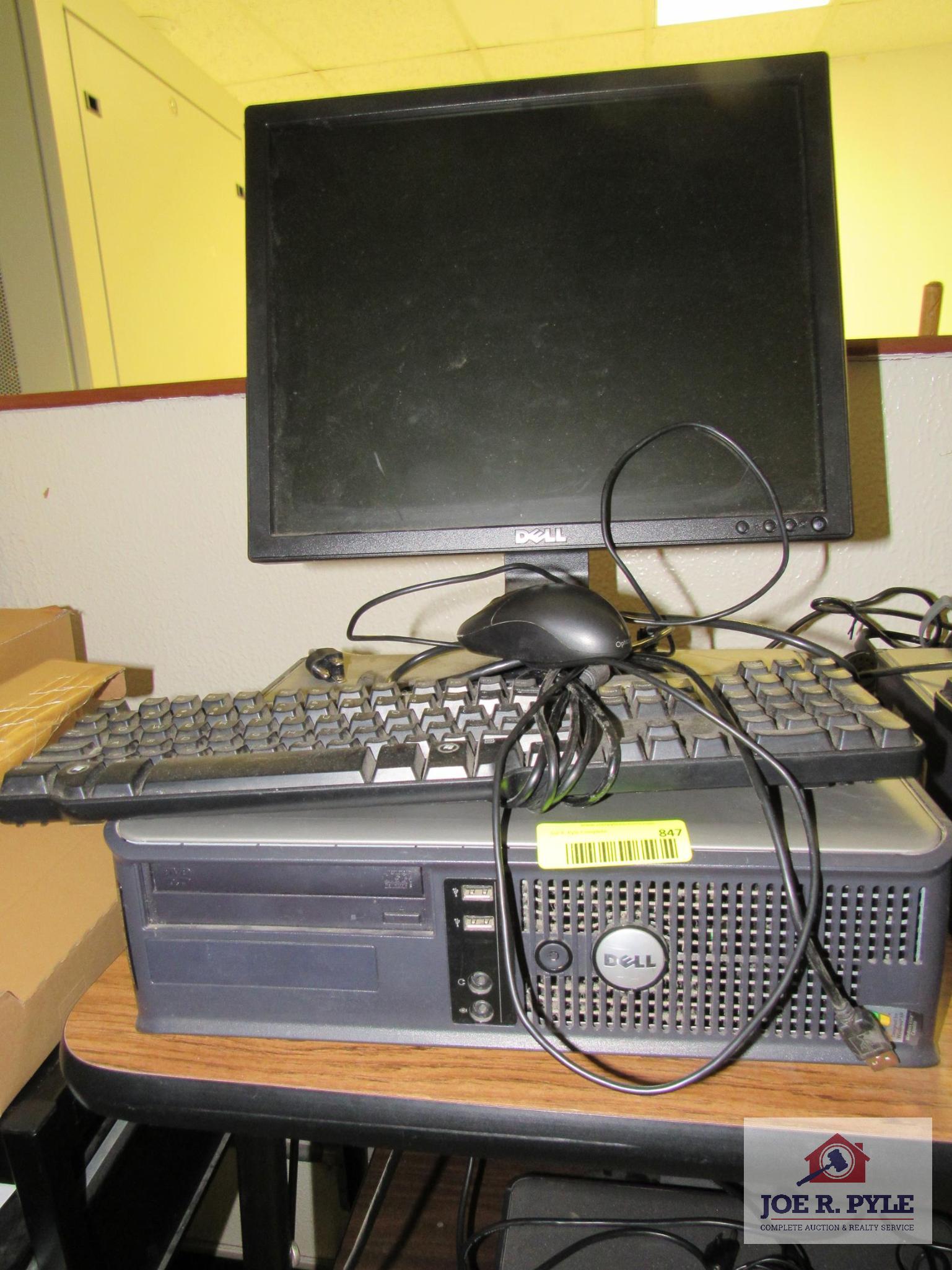 Dell Tower OptiPlex Gx520 With Power Cord And | Proxibid