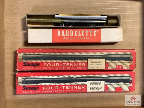 [558] Two Savage Four-Tenners & Barelette 16ga Adapter | Guns ...