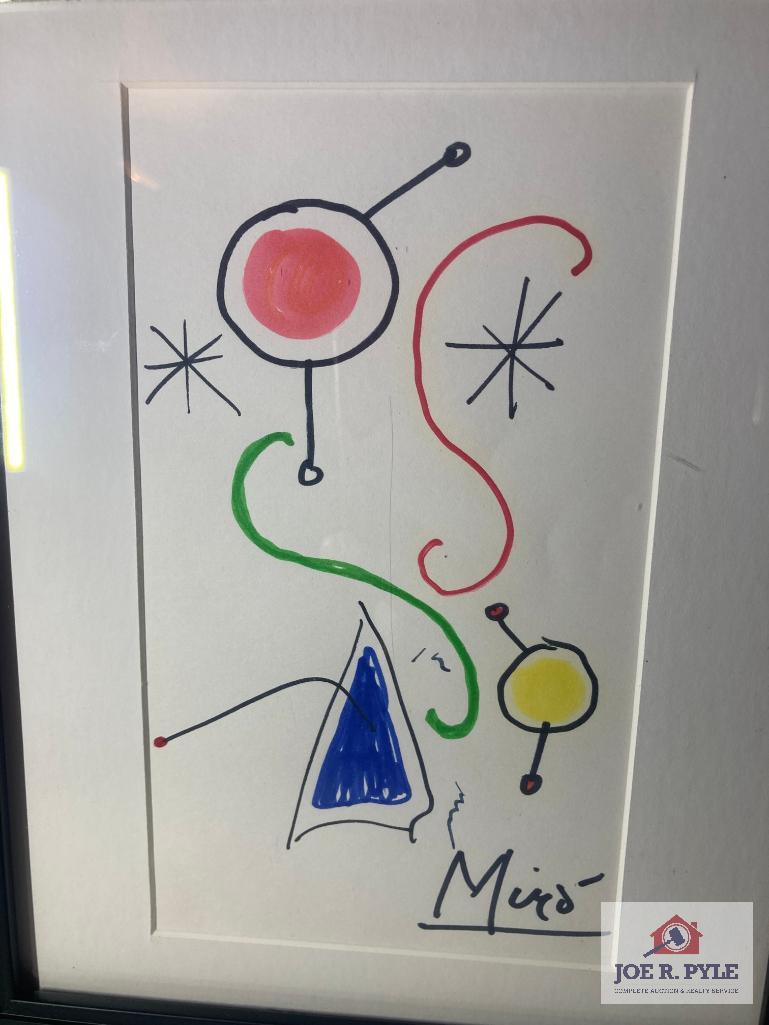 Drawing by Joan Miro | Proxibid