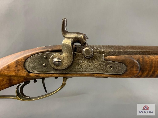 [170} A. Pettit Ohio Style Percussion Long Rifle, Approx. .50 cal ...