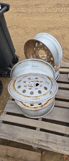 (6) 16 X 6- 8 BOLT TRAILER RIMS | Heavy Construction Equipment ...