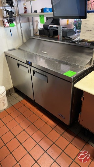 Atosa MSF8303GR Stainless 2-Door Prep Cooler 60" | Online Auctions ...