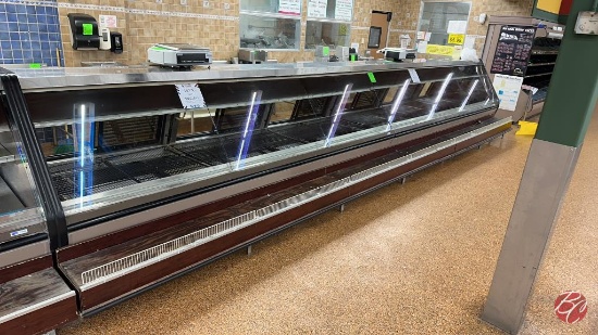 Tyler Slant Glass Top Coil Meat Case 24ft | Industrial Machinery ...