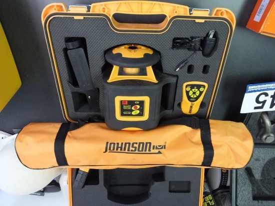 Johnson 40-6535 High Accuracy Dual Slope Rotary Laser Kit | Heavy ...