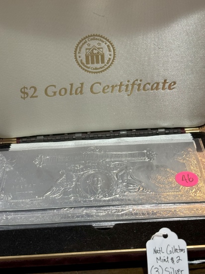 3 Silver $2 National Collectors Mint Bills | Coins & Currency Bullion ...