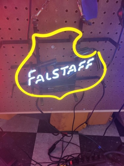 Falstaff Neon Sign | Online Auctions | Proxibid