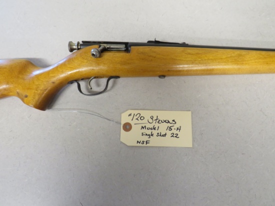 Stevens Model 15A Single Shot .22 cal Rifle | Guns & Military Artifacts ...