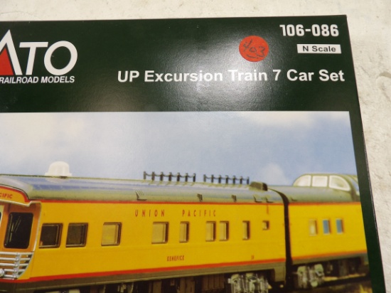 KATO N Scale UP Excursion Train 7 Car Set NIB | Art, Antiques ...