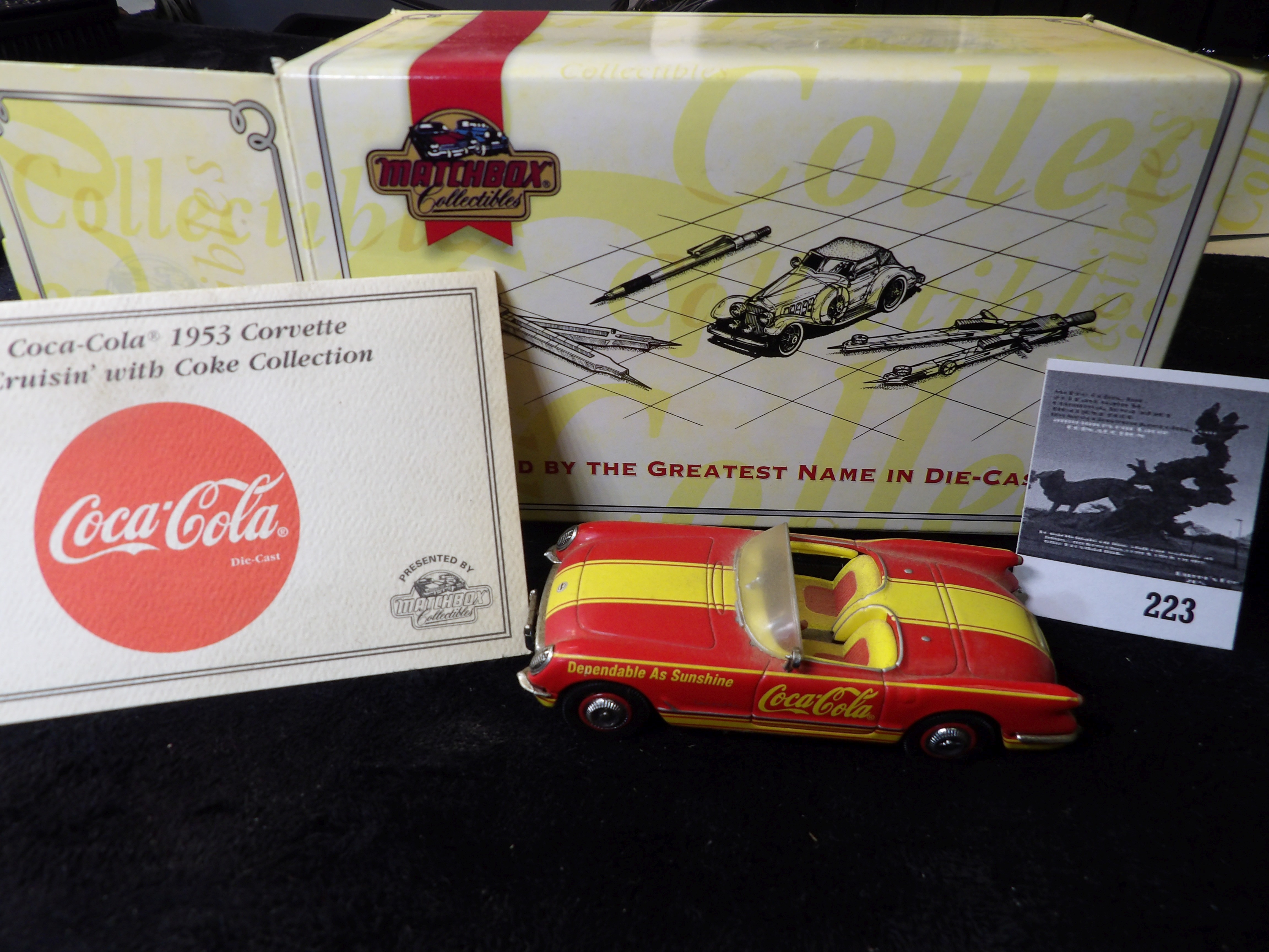 The Coca-Cola 1953 Corvette from The Cruisin' | Proxibid
