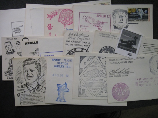 (15) 1969 Apollo 11 Man's First Moon Landing Covers & World Wide ...