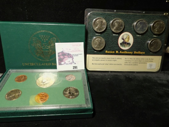 1989 Denver Mint Six-piece Bank Set & 1979 P, D, S & 1980 P, D, & S ...