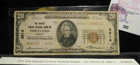Series 1929 Type Two, "The United States National Bank of Portland ...