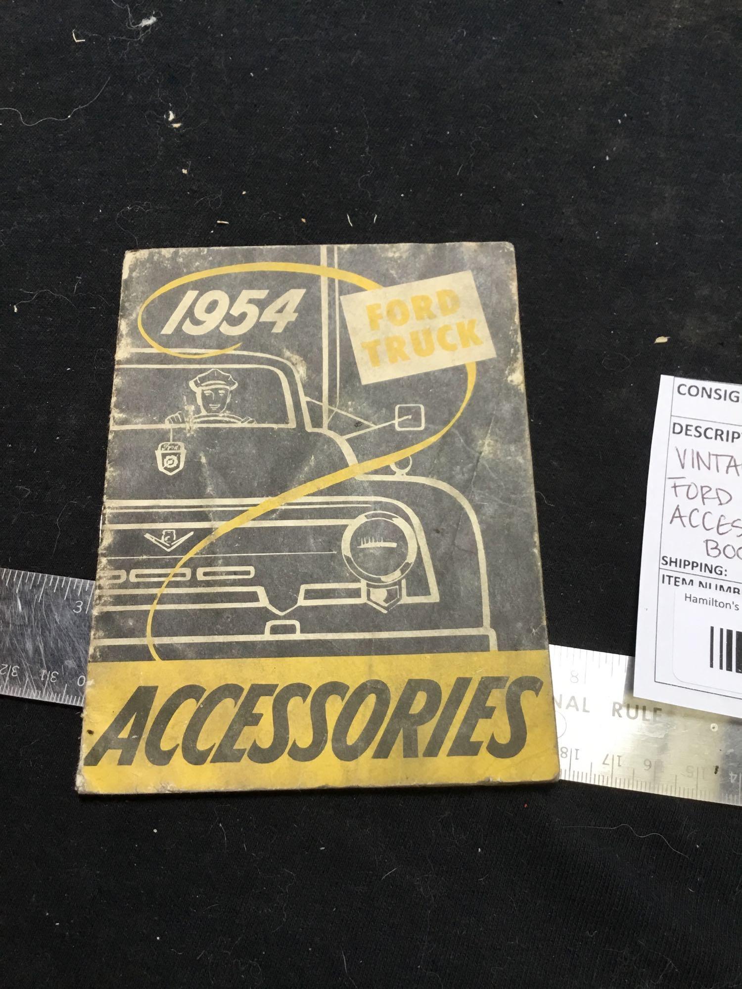 vintage 1954 Ford truck accessories booklet | Proxibid
