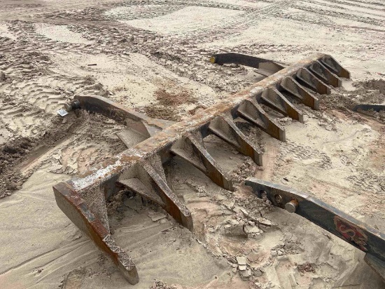 153" WIDE STRAIGHT TYNE PIN ON RAKE | Heavy Construction Equipment ...