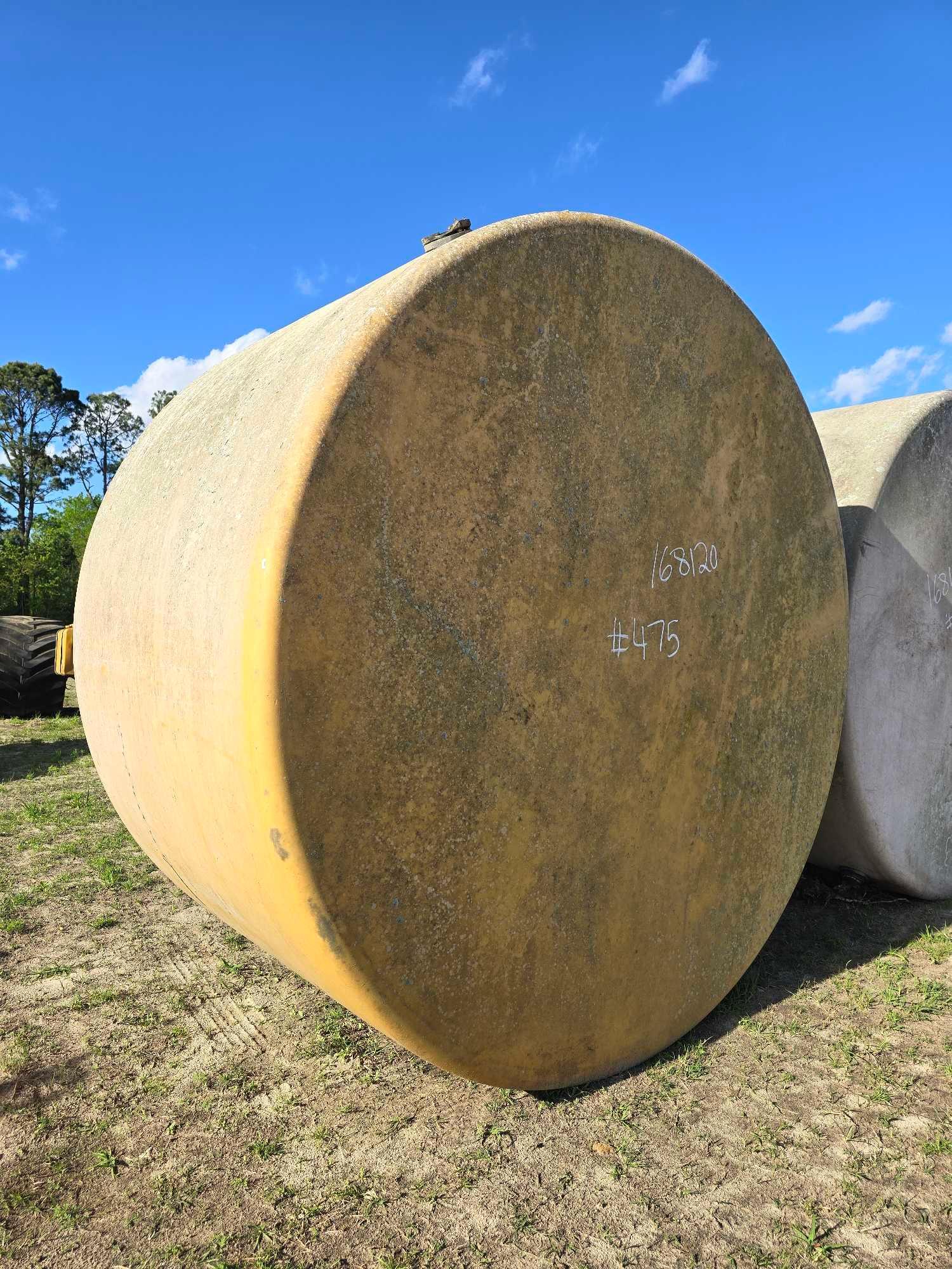 3000 GAL POLY FLAT BOTTOM STORAGE TANK | Proxibid