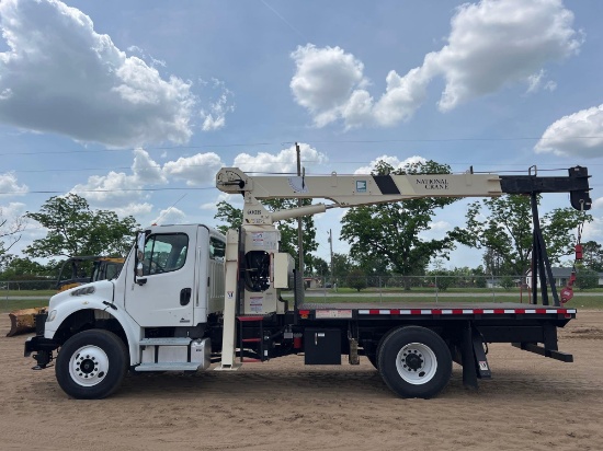 2009 FREIGHTLINER BUSINESS CLASS M2 CRANE TRUCK | Online Auctions ...