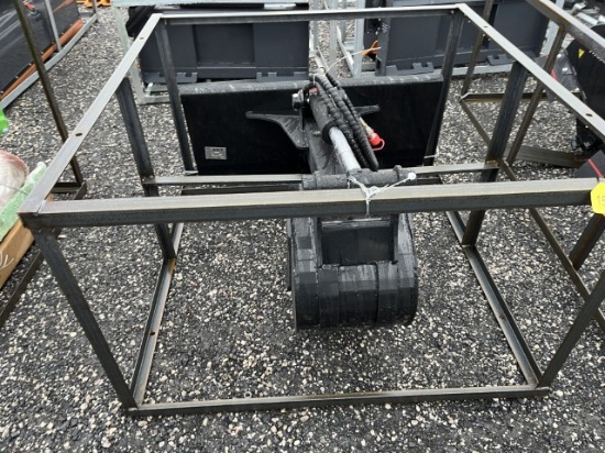 New Agrotk Back Hoe Attachment For Skid Steer | Heavy Construction ...