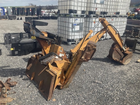 Used Backhoe Attachment For Skid Steer | Heavy Construction Equipment ...