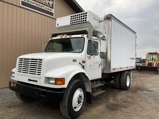 1999 International 4700 Reefer Box Truck | Commercial Trucks Hauling ...