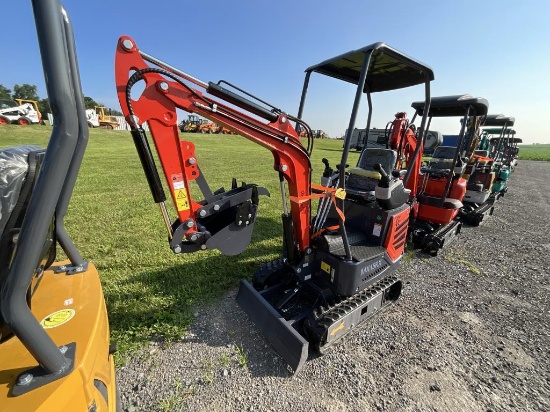 New MX15RX Mini Excavator (RED) (GAS) | Heavy Construction Equipment ...