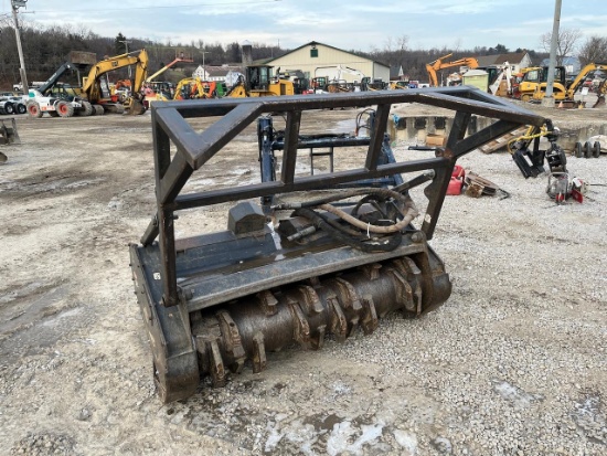 2017 Bobcat FRC60 60" Skid Steer Forestry Cutter | Online Auctions ...
