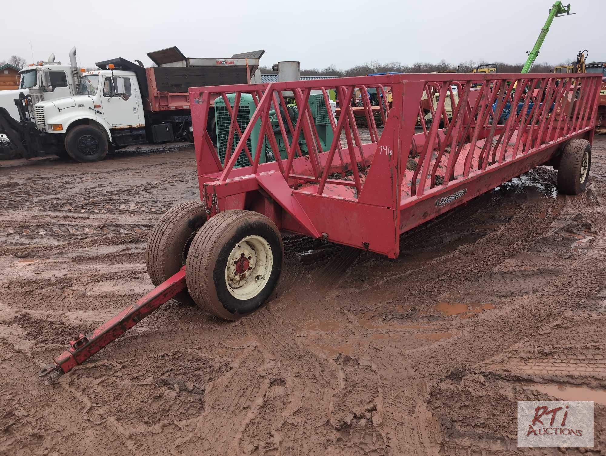 JBM double bar feeder wagon | Proxibid
