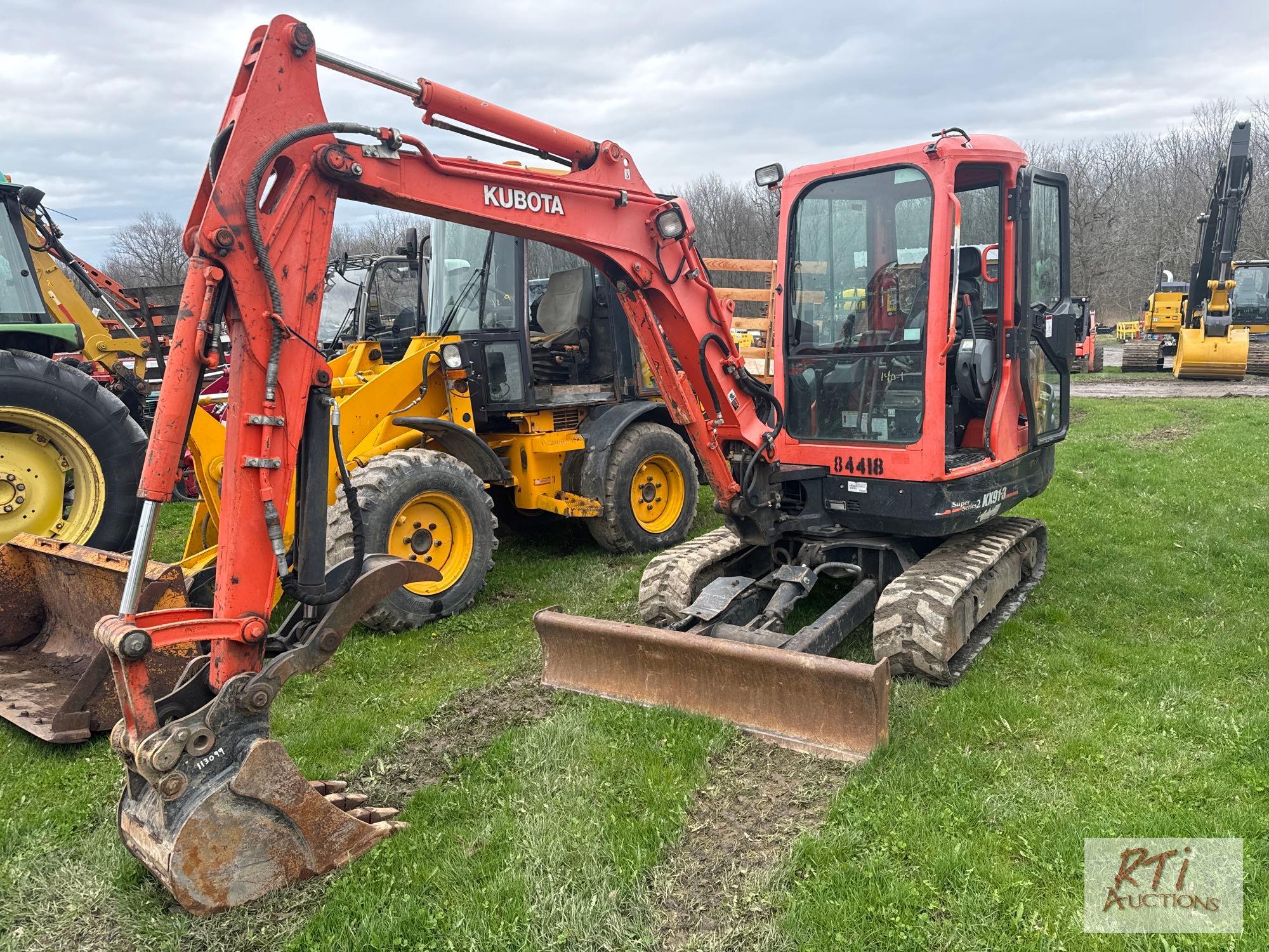 Kubota KX91-3 Super Series II mini excavator, | Proxibid