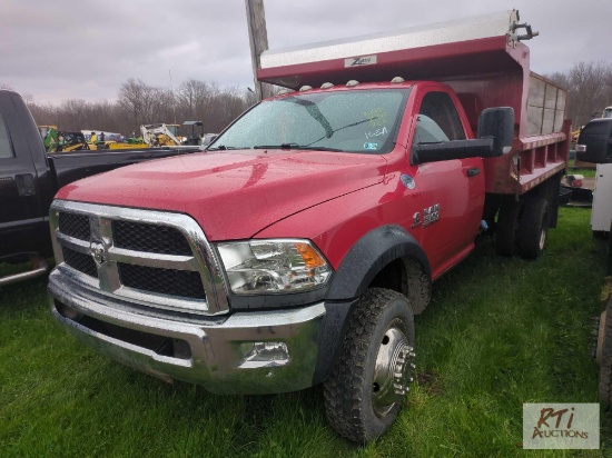 2018 Ram 5500 HD dump truck, Cummins turbo diesel, dual wheel with 9ft ...