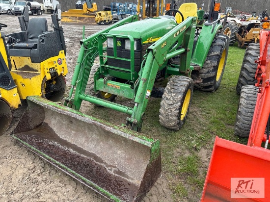 John Deere 4610 compact tractor with loader, GP bucket, 3pt hitch, PTO ...